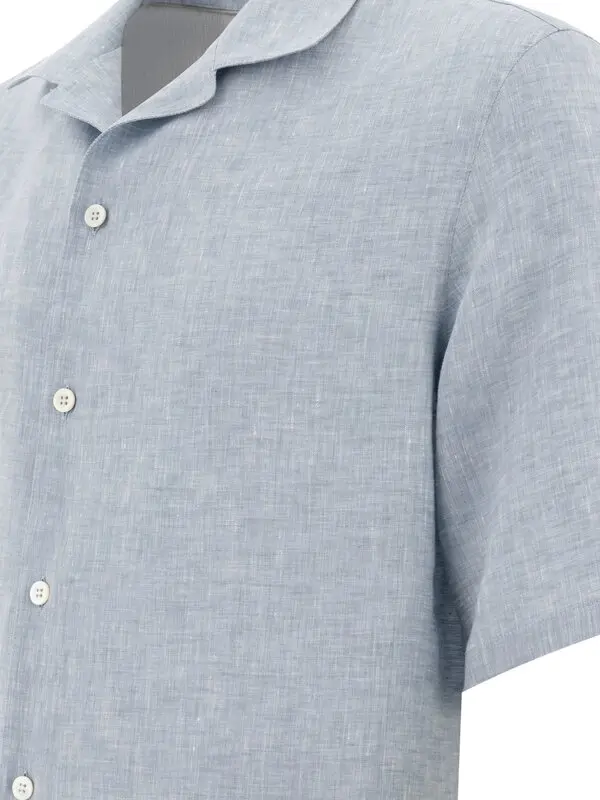Brunello Cucinelli Short-sleeved Button-up Shirt