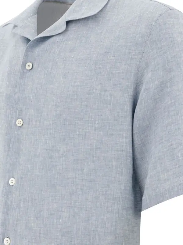 Brunello Cucinelli Short-sleeved Button-up Shirt