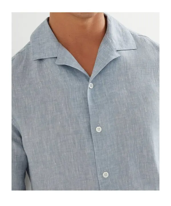 Brunello Cucinelli Short-sleeved Button-up Shirt