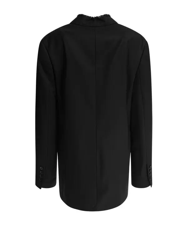 TOTEME Single-breasted Long-sleeved Blazer - Black