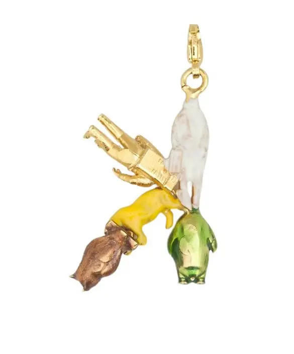 Marni Alphabet "k" Charm - Multicolor