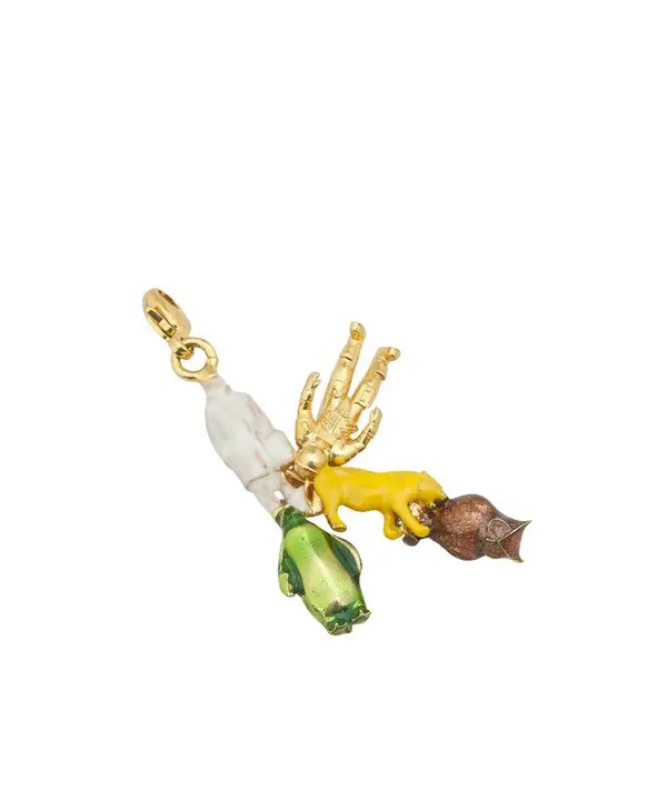 Marni Alphabet "k" Charm - Multicolor
