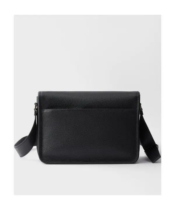 Prada Leather Shoulder Bag - Black