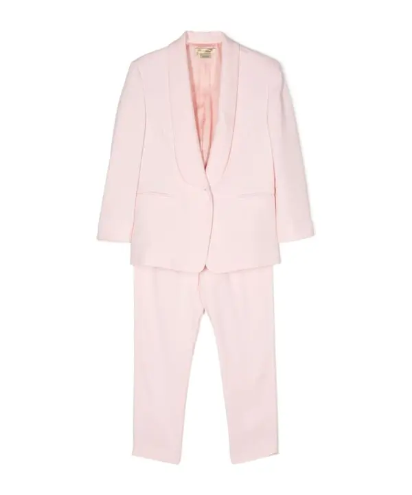 Stella McCartney Long-sleeved Coat And Straight Trouser Set