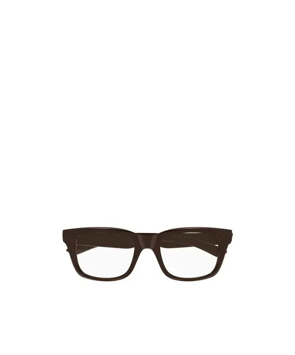 Balenciaga Rectangle Frame Glasses - Brown