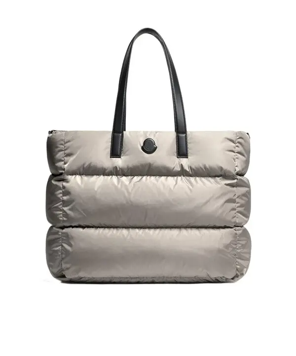 Moncler Quilted Tote Bag - Grey