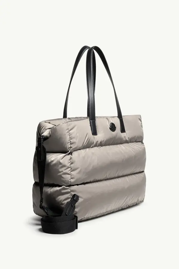 Moncler Quilted Tote Bag - Grey