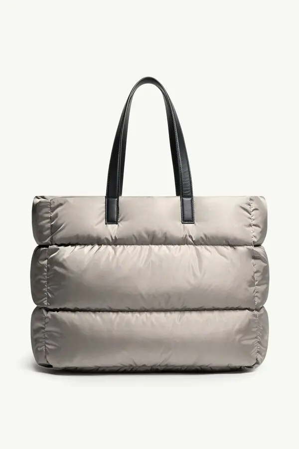 Moncler Quilted Tote Bag - Grey