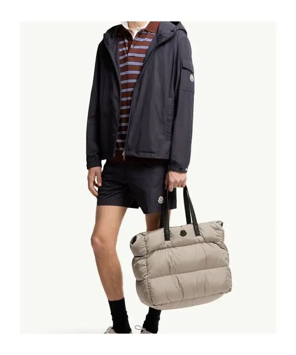 Moncler Quilted Tote Bag - Grey