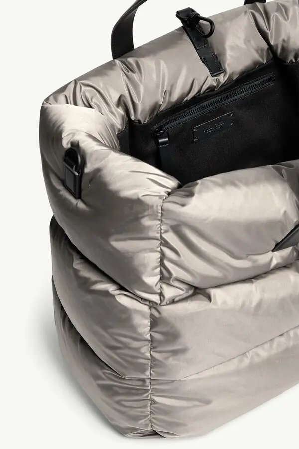 Moncler Quilted Tote Bag - Grey