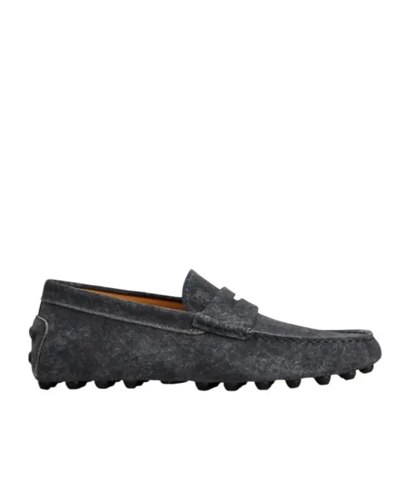 TOD'S Round-toe Slip-on Loafers - Blue