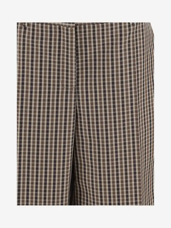 JIL SANDER Checked Tailored Shorts