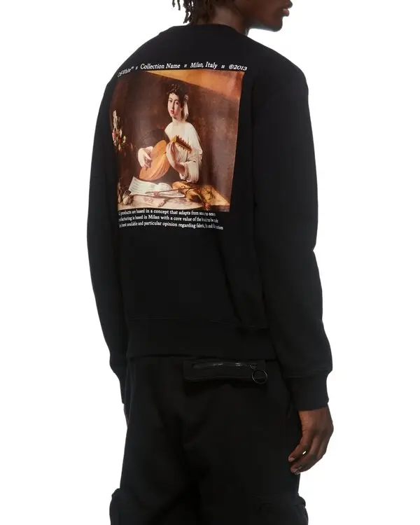 Off-White Caravaggio Print Crewneck Sweatshirt