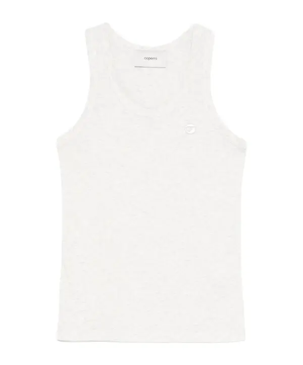 Coperni Logo Tank Top - Grey