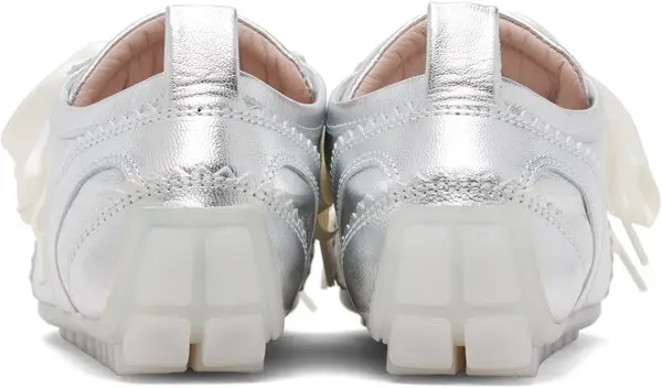 Simone Rocha Ballerina Grip Low-top Sneakers - Silver
