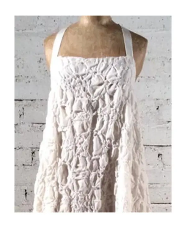 MARC LE BIHAN Halterneck Pleated Maxi Dress
