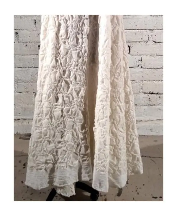 MARC LE BIHAN Halterneck Pleated Maxi Dress