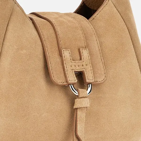 Hogan Trend Mini Hobo Bag - Beige