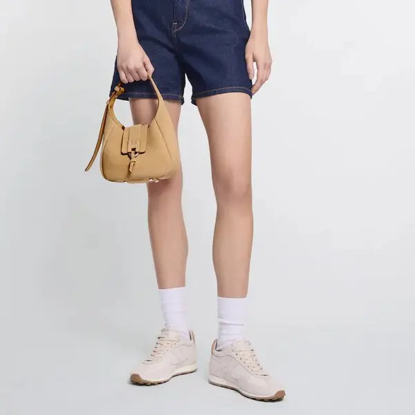 Hogan Trend Mini Hobo Bag - Beige
