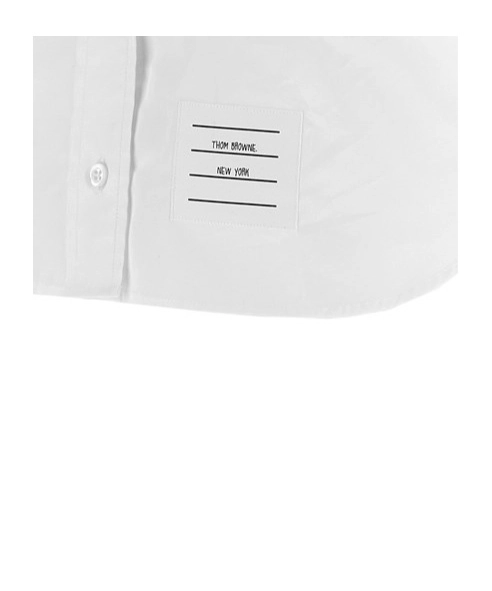 Thom Browne Cropped Shirt With Lapel And Pocket