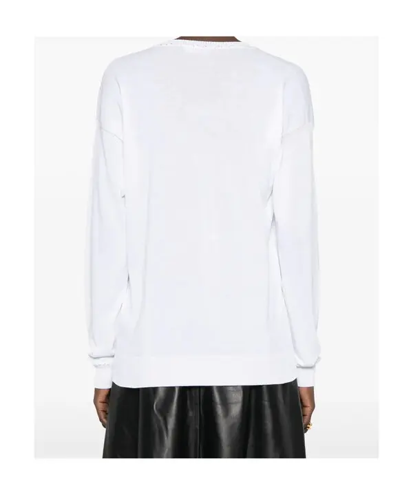 Fabiana Filippi V-neck Long-sleeved Sweater