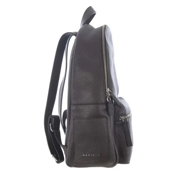 Orciani Micron Logo Lettering Backpack - Black