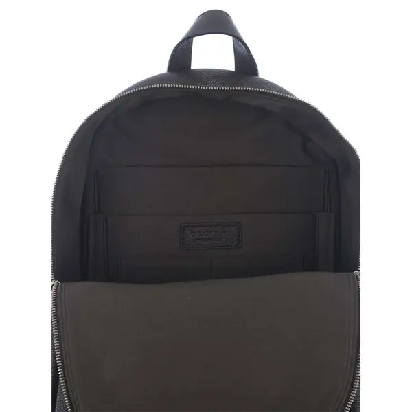 Orciani Micron Logo Lettering Backpack - Black