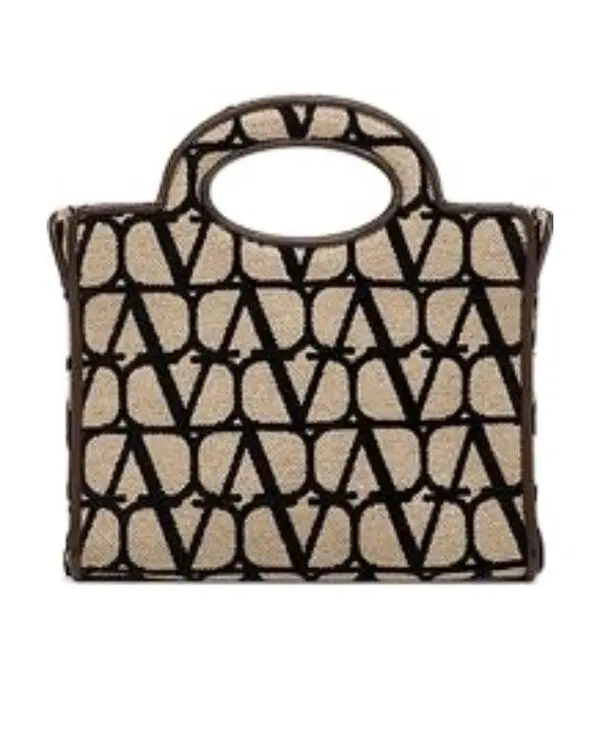 Valentino Garavani Le Troisieme Toile Iconographe Top Handle Bag - Nude