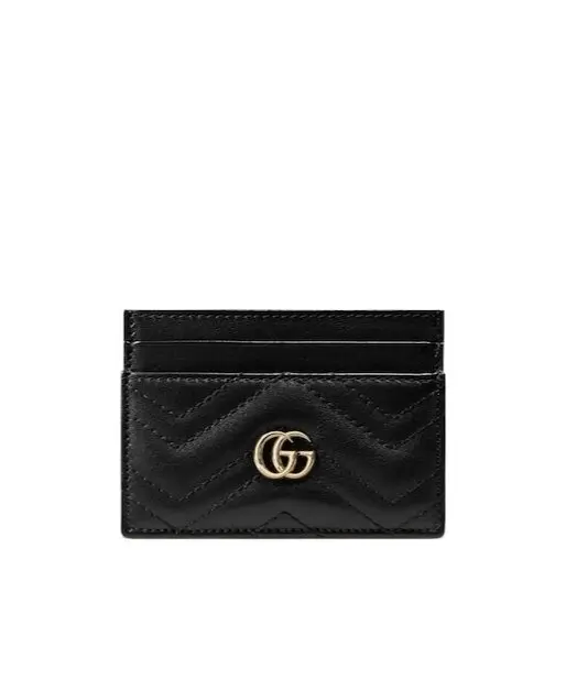 Gucci Gg Marmont Card Case - Black