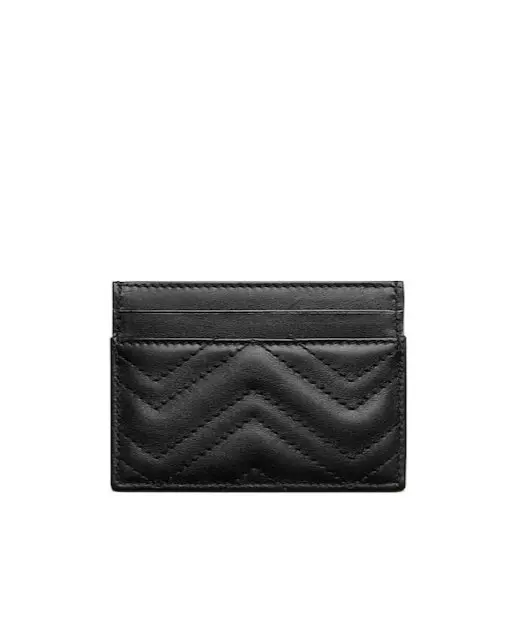 Gucci Gg Marmont Card Case - Black