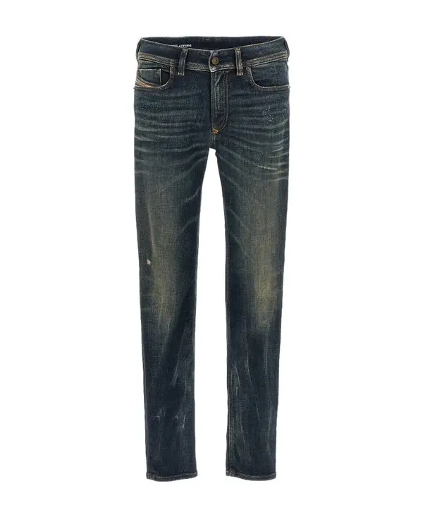 DIESEL® 1979 Sleenker Skinny Distressed Jeans - Black
