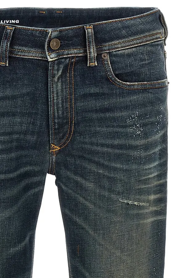 DIESEL® 1979 Sleenker Skinny Distressed Jeans - Black