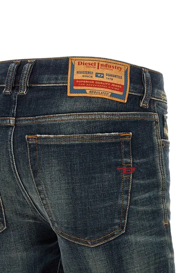 DIESEL® 1979 Sleenker Skinny Distressed Jeans - Black