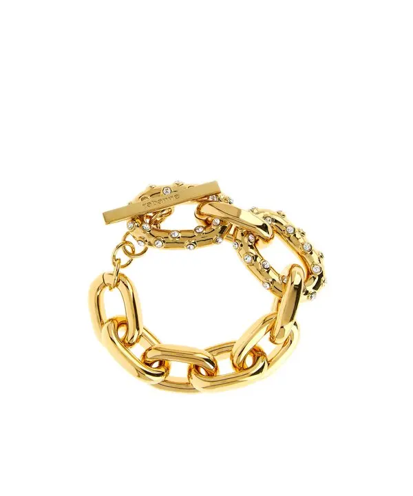 Rabanne Embellished Link Bracelet - Gold