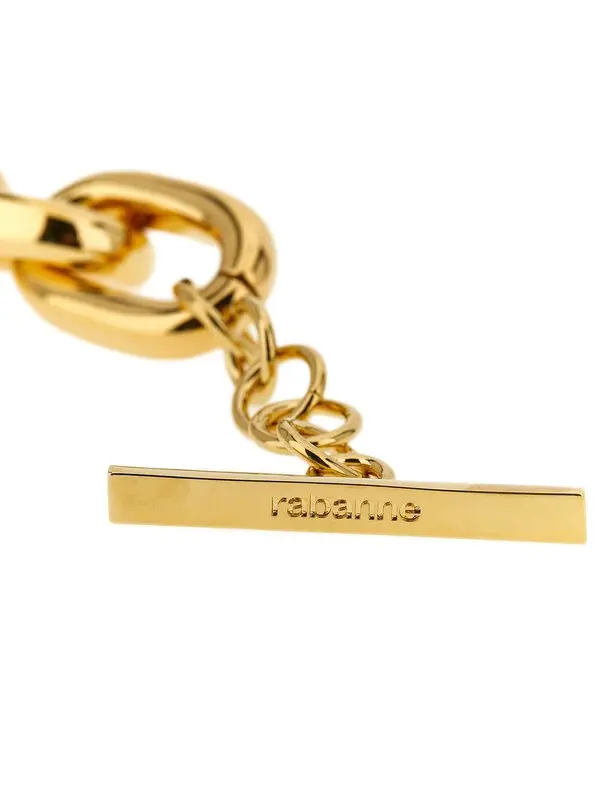 Rabanne Embellished Link Bracelet - Gold