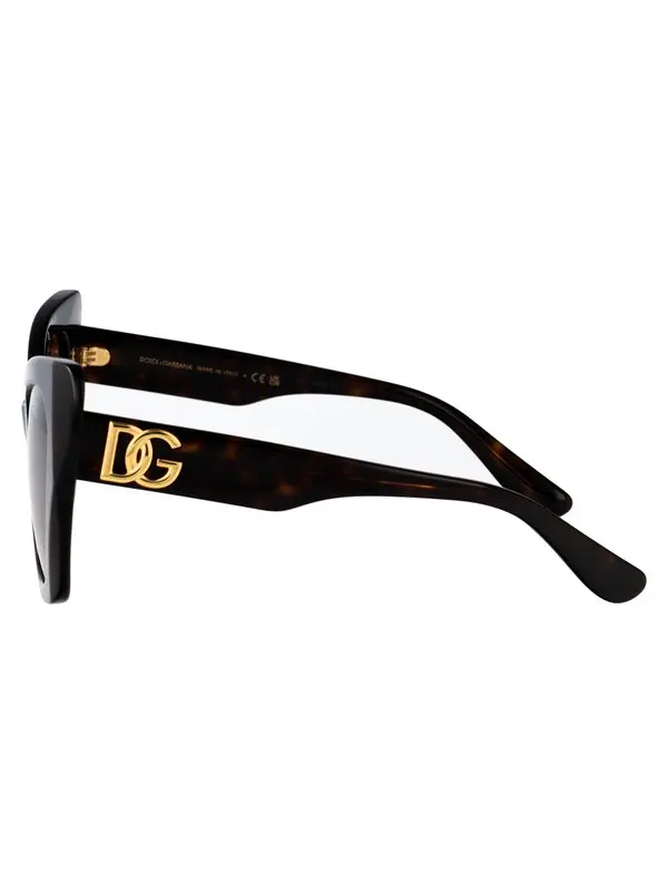 Dolce & Gabbana Cat Eye Sunglasses With Logo Detail