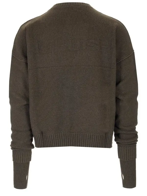 AMBUSH Cut-out Detailed Sweater - Black