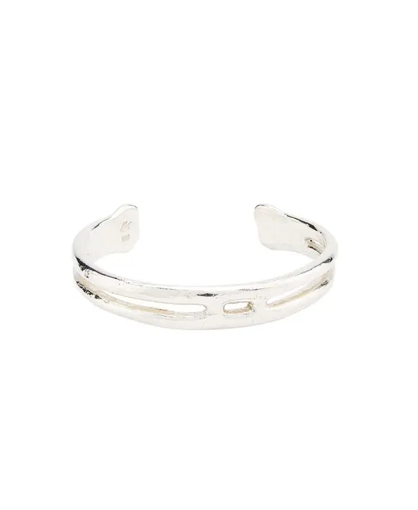 Our Legacy Knochen Adjustable Cuff Bracelet - White