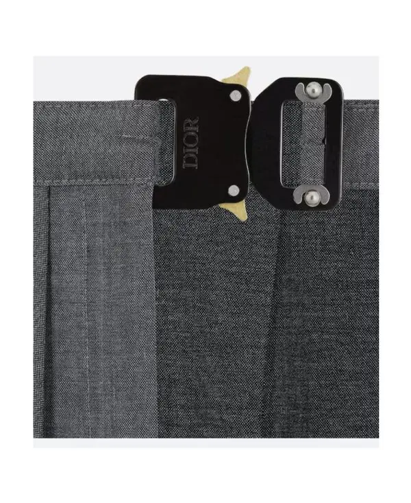 Dior Belted Pleated Skirt