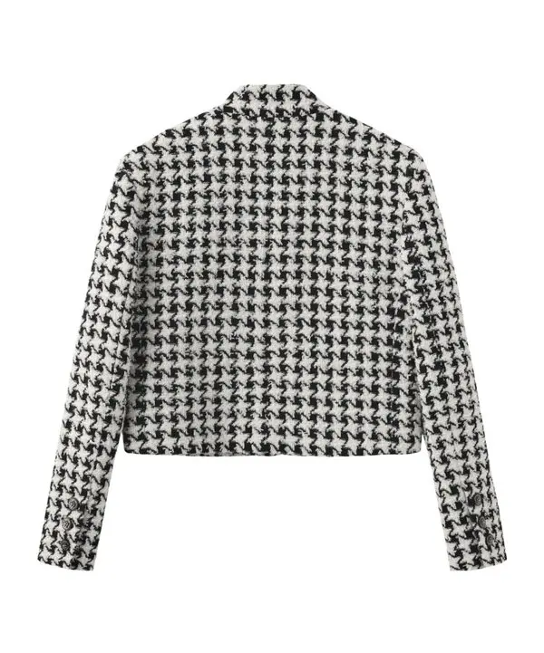 Marissa Chiara Houndstooth Casual Jacket