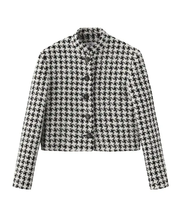 Marissa Chiara Houndstooth Casual Jacket