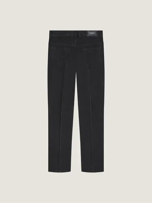 Givenchy Straight Fit Jeans With Crease Effect