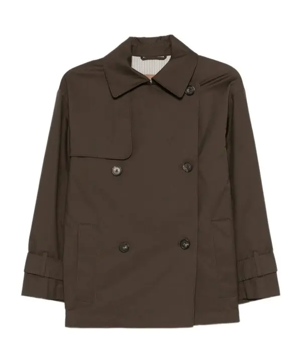 Max Mara Double-breasted Long-sleeved Jacket - No