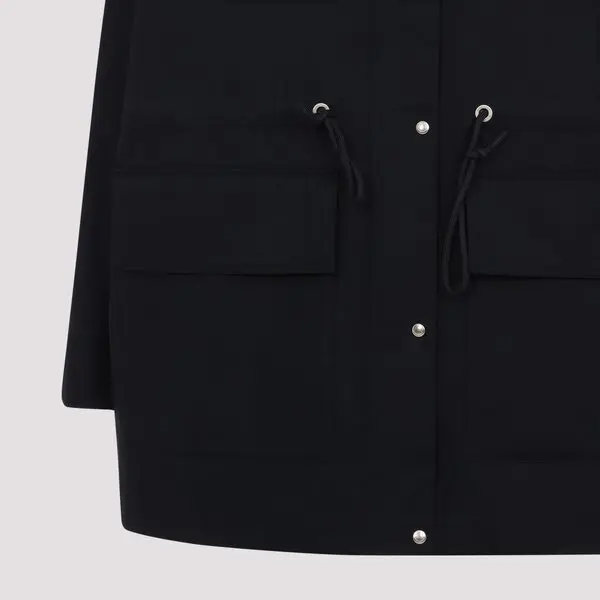 Moncler Gaillon Hooded Parka Jacket - Midnight Blue
