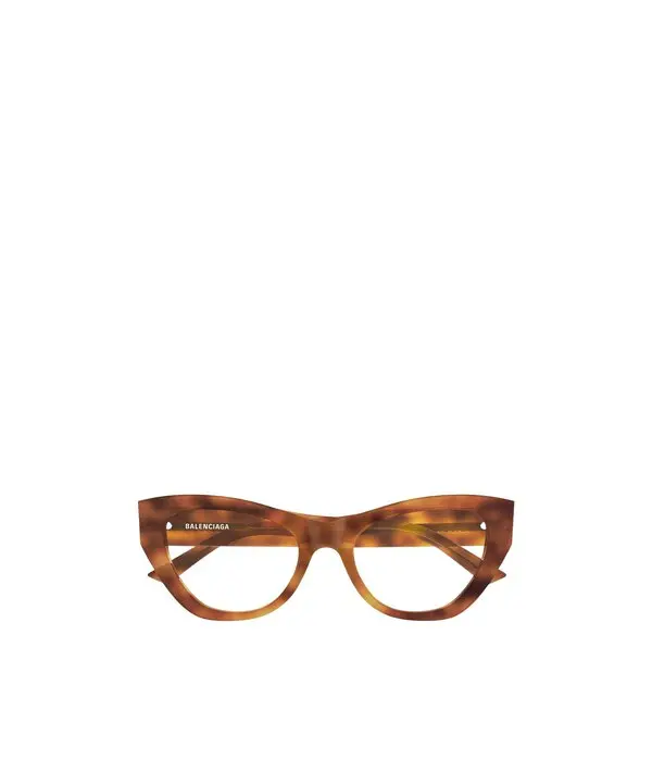 Balenciaga Cat-eye Frame Eyeglasses - Brown