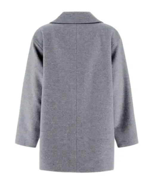 Herno Double-breasted Coat With Notched Lapel And Quilted Lining