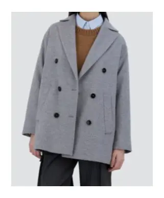 Herno Double-breasted Coat With Notched Lapel And Quilted Lining