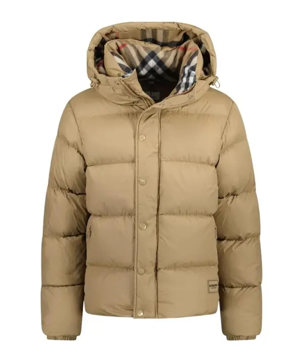 Burberry Quilted Down Jacket With Hood