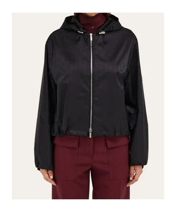 FERRAGAMO Monogram Windbreaker Jacket