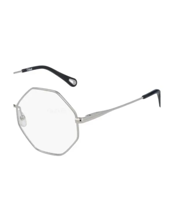 Chloé Geometric Frame Eyeglasses - White